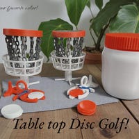 6" Mini Disc Golf - Table Top Game - Drinking Game - Trophy Game - Man ...