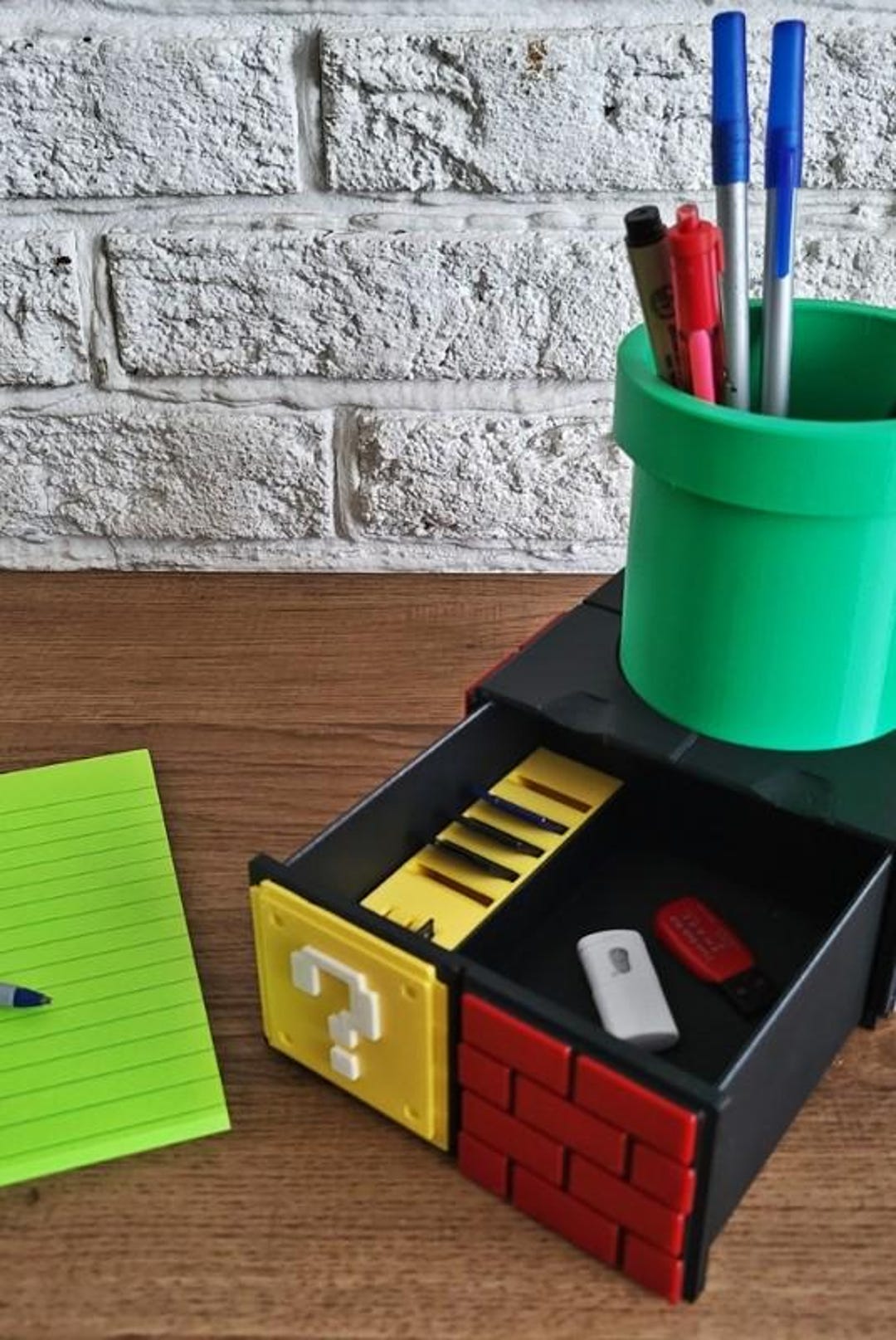 Gamer Themed Desk Organizer | Veteran Made | Customizable - Etsy