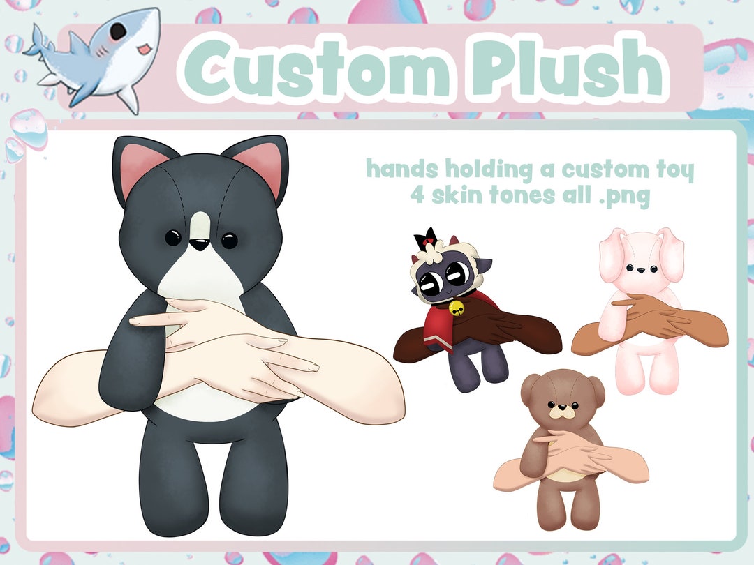 Arms Holding Custom Plush / V-tuber Asset - Etsy