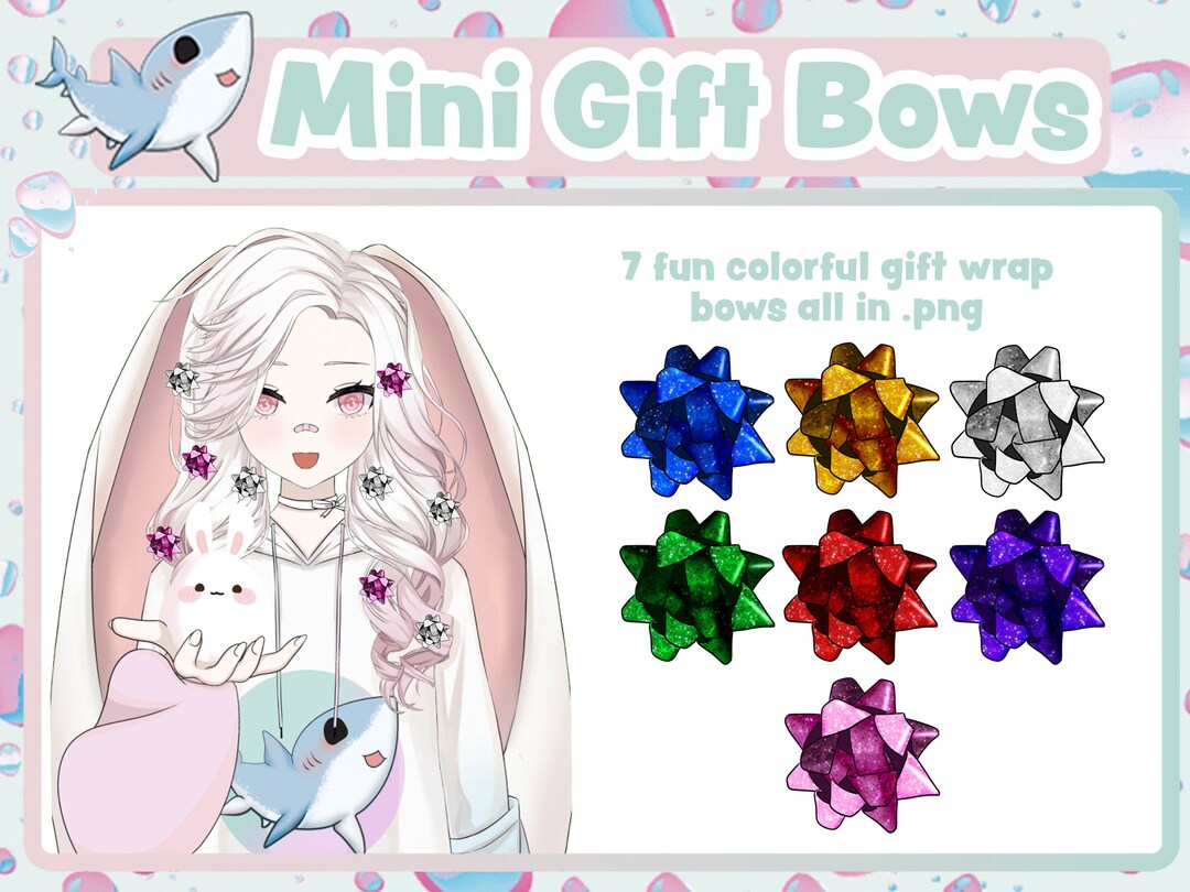 Mini Gift Bows Accessories | V-tube Asset - Etsy