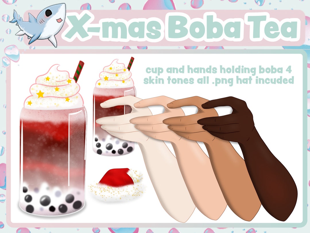 Christmas Boba | V-tube Asset - Etsy