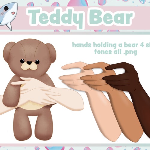 Arms Holding Teddy Bear / V-tuber Asset - Etsy