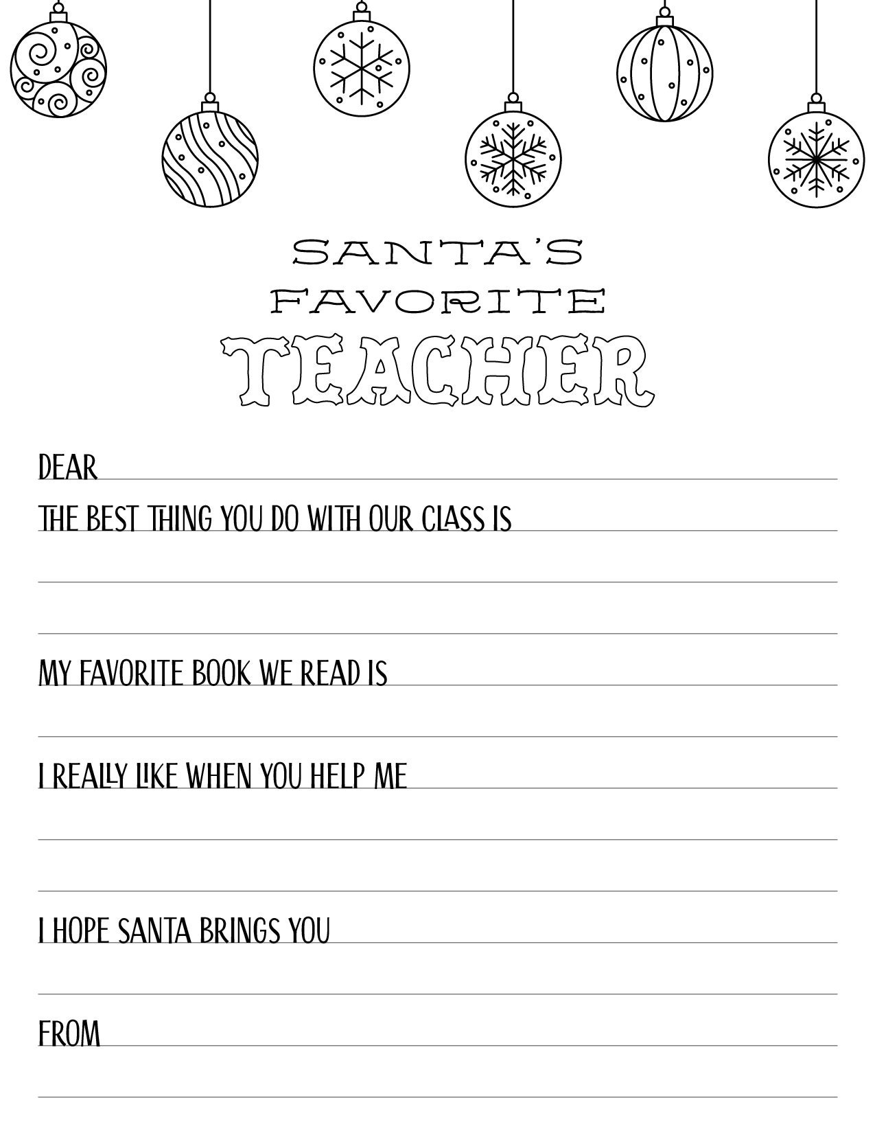 Printable PDF Holiday Worksheet for K-3 - Etsy