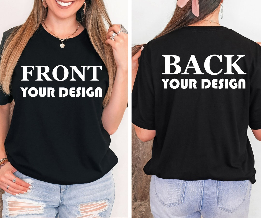 Custom Text Photo Shirt, Personalized Text Shirt, Business Logo Design ...