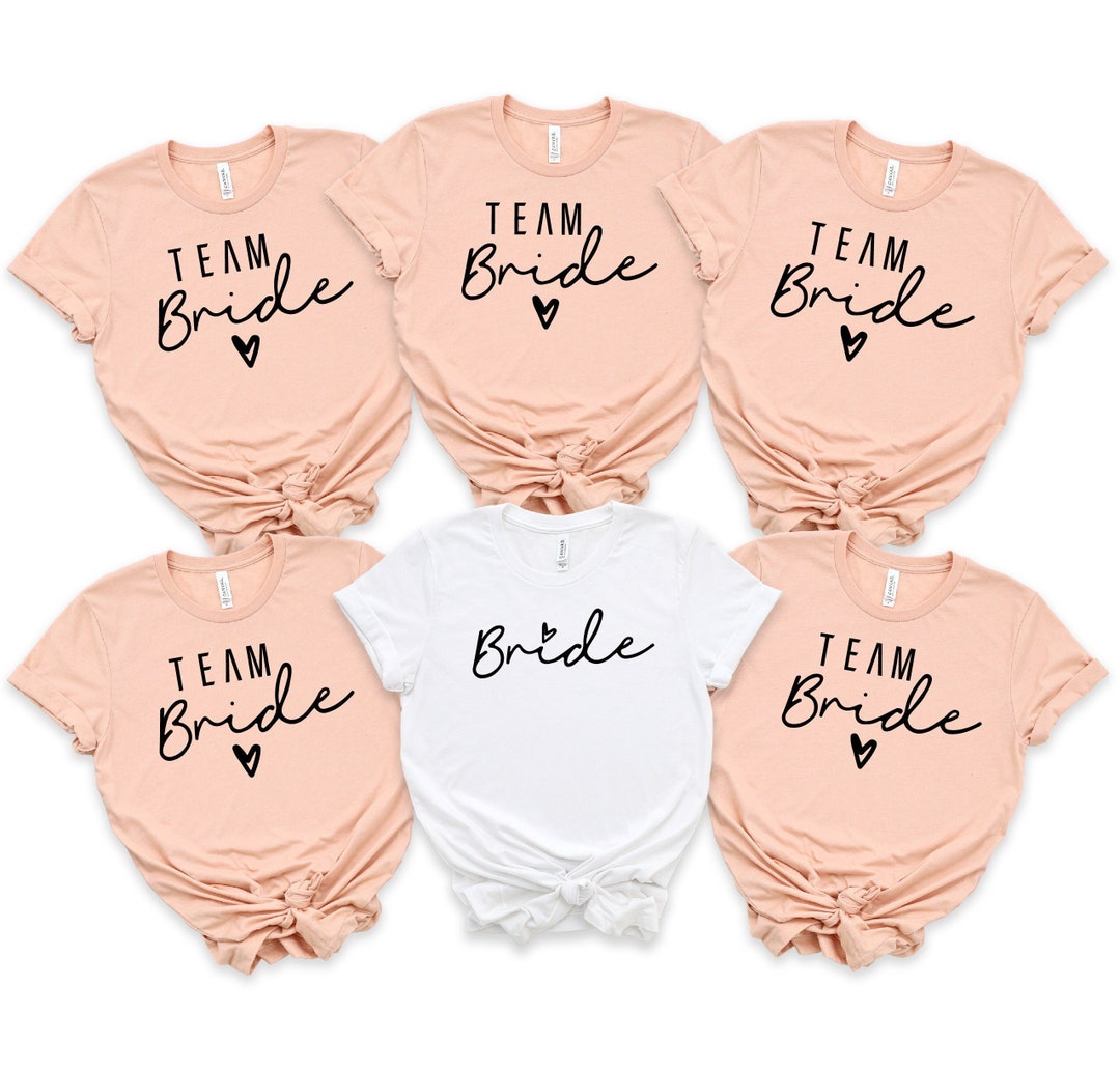 Cute Bachelorette Party Shirts for Bride and Team Bride Tshirts for ...