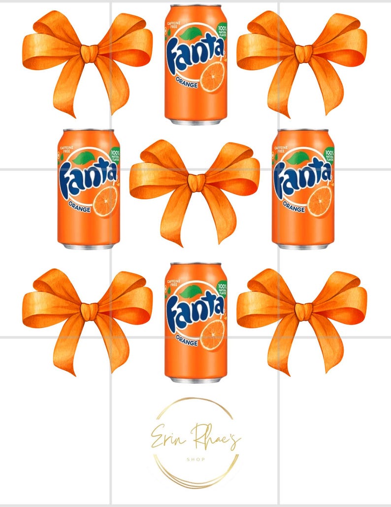 Fanta Bow Png - Etsy