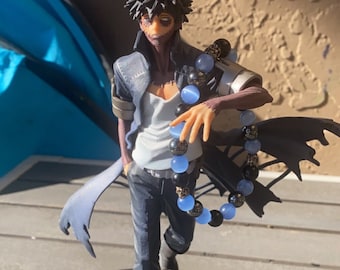 Shinso BNHA Real Crystal Bead Bracelet - Etsy