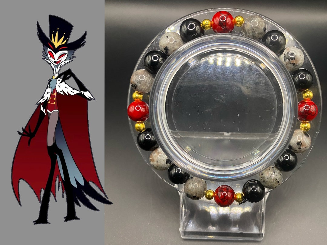 Stolas - Helluva Boss - GLOWS - Real Crystal Bead Bracelet - Etsy