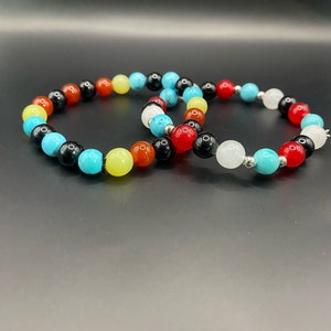 Ozzie X Fizz Ship Bracelet Helluva Boss Real Crystal Bead Bracelet - Etsy