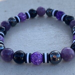 Shinso BNHA Real Crystal Bead Bracelet - Etsy