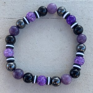 Shinso BNHA Real Crystal Bead Bracelet - Etsy