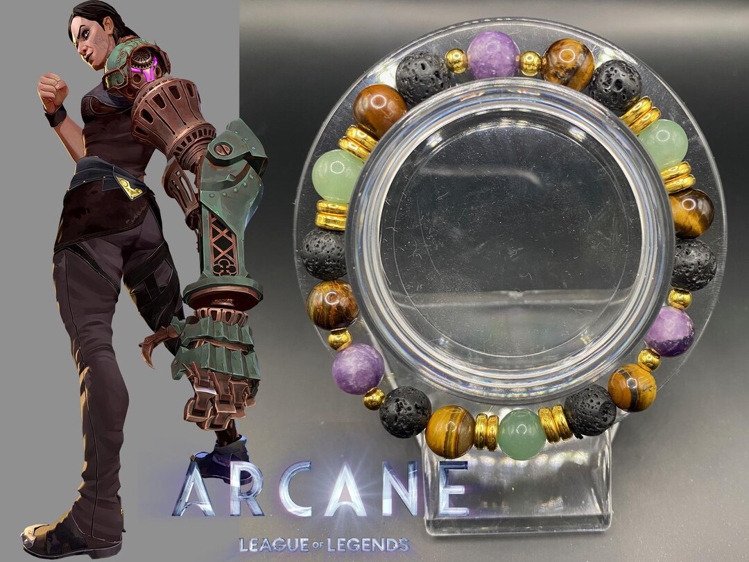 Sevika - Arcane - Real Crystal Bead Bracelets - Etsy