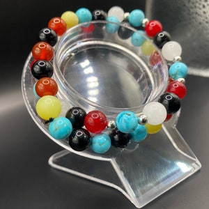 Ozzie X Fizz Ship Bracelet Helluva Boss Real Crystal Bead Bracelet - Etsy