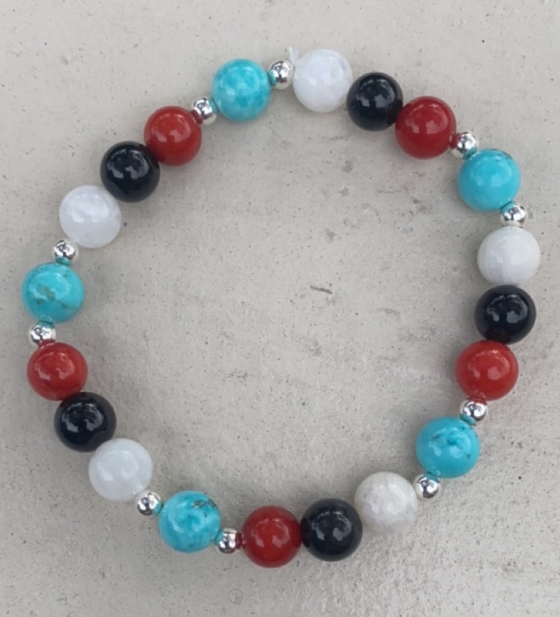 Asmodeus Helluva Boss Real Crystal Bead Bracelet - Etsy Canada
