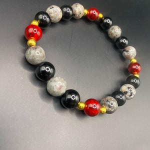 Stolas Helluva Boss GLOWS Real Crystal Bead Bracelet - Etsy