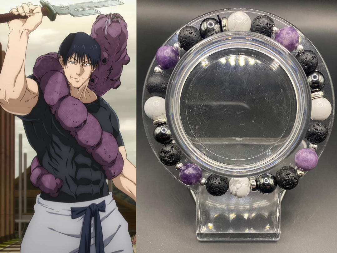 Toji - Jujutsu Kaisen - Real Crystal Bead Bracelet - Etsy Canada