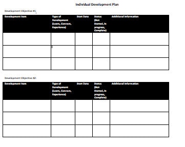 Individual Development Plan, Template, PDF, Planner - Etsy