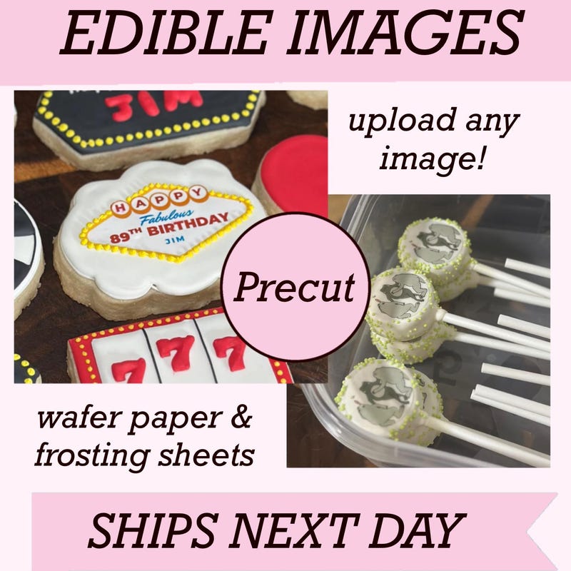 Edible Wafer Logo - Etsy