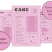 Editable Bakery Menu, Cake Menu - Instant Download - Etsy