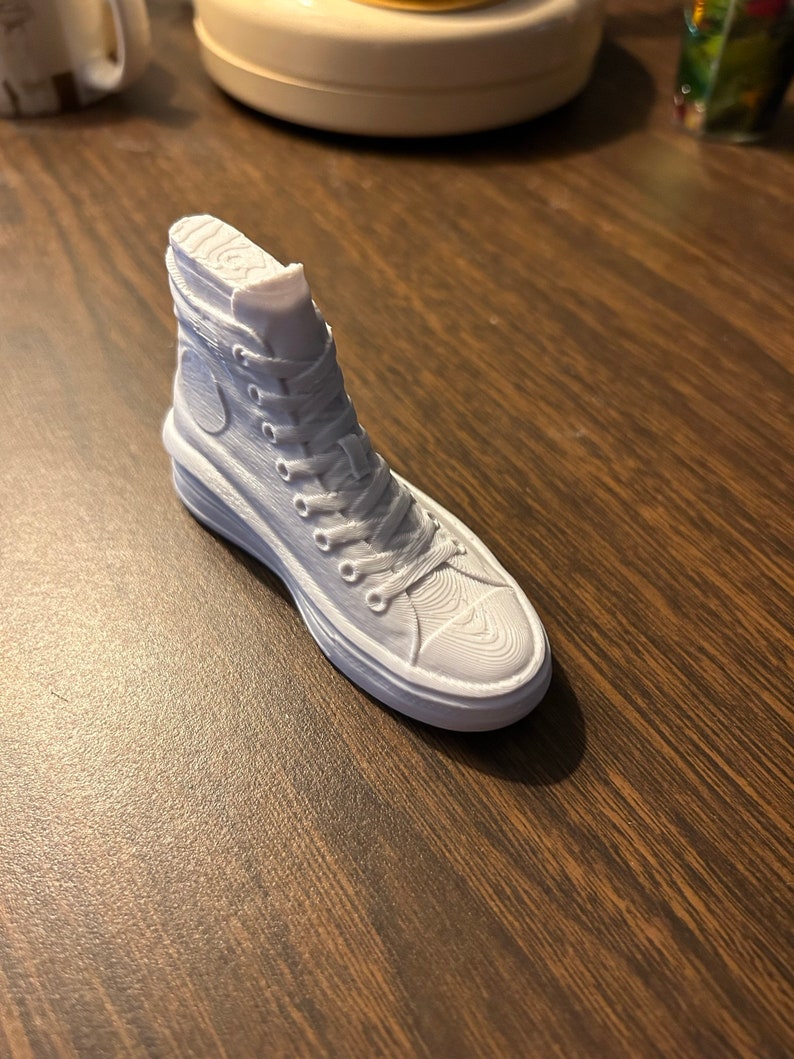 Miniature 3D Printed Converse Shoe Decoration Art Sculpture - Etsy