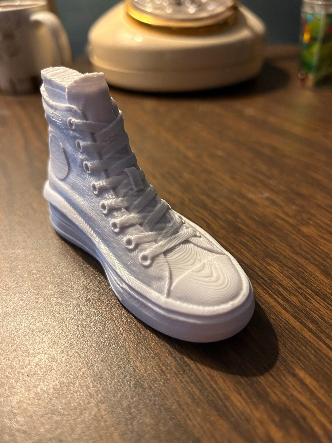 Miniature 3D Printed Converse Shoe Decoration Art Sculpture - Etsy