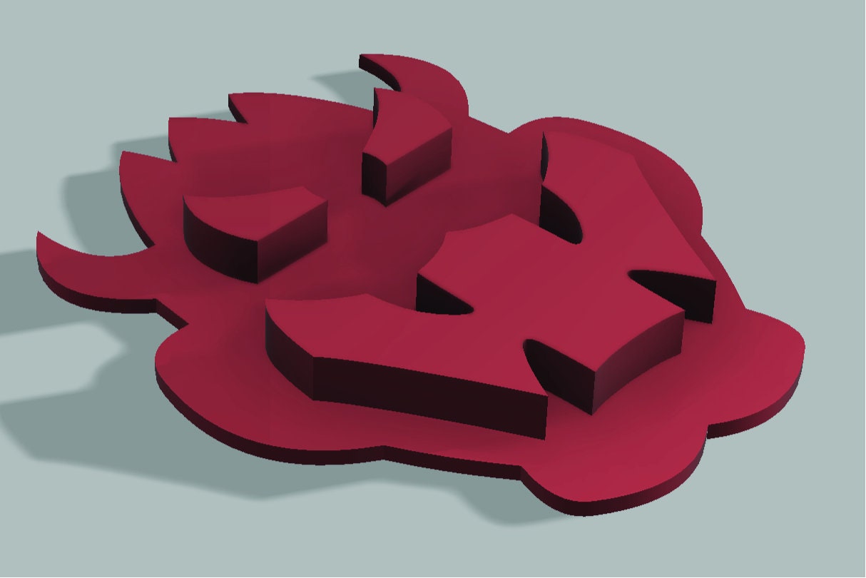 SNW Bowser's Fireball Challenge Cutter / Impression Set - Etsy