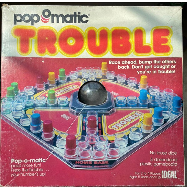 Trouble Game - Etsy
