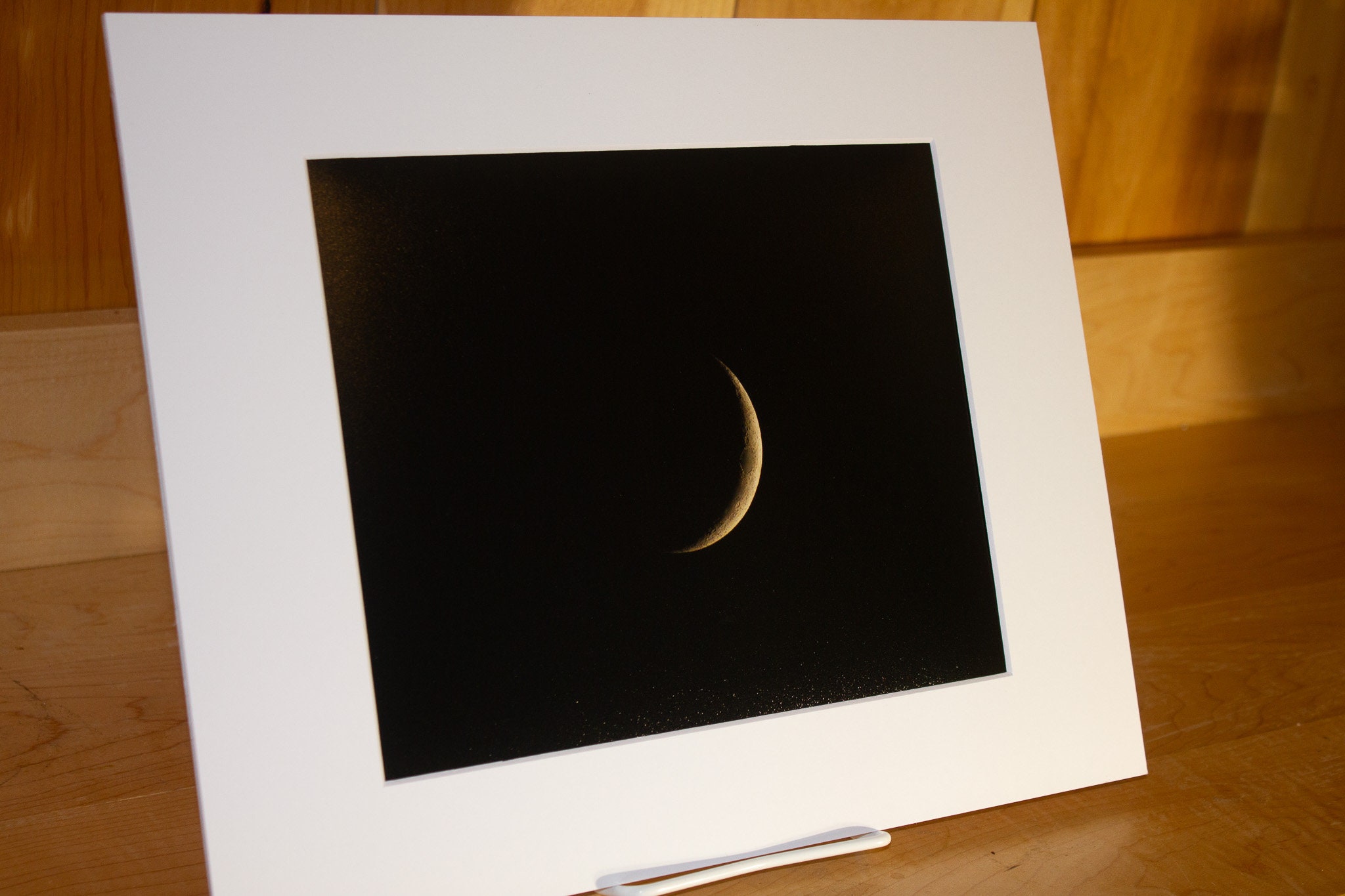 Lunar Photography Print, Crescent Moon Print, Astronomy Wall Art, 8x10 ...