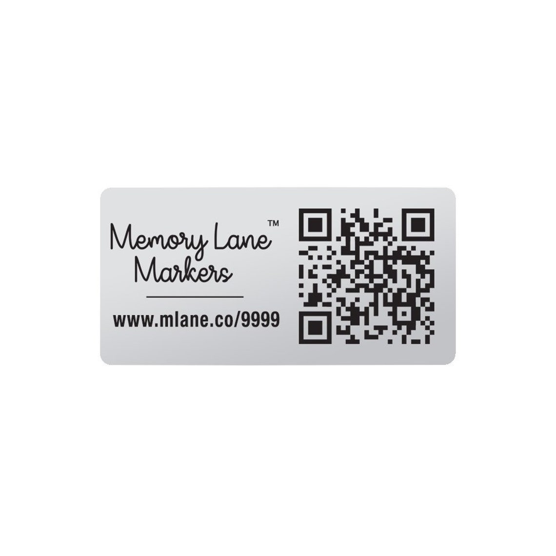 Headstone QR Tag - Etsy