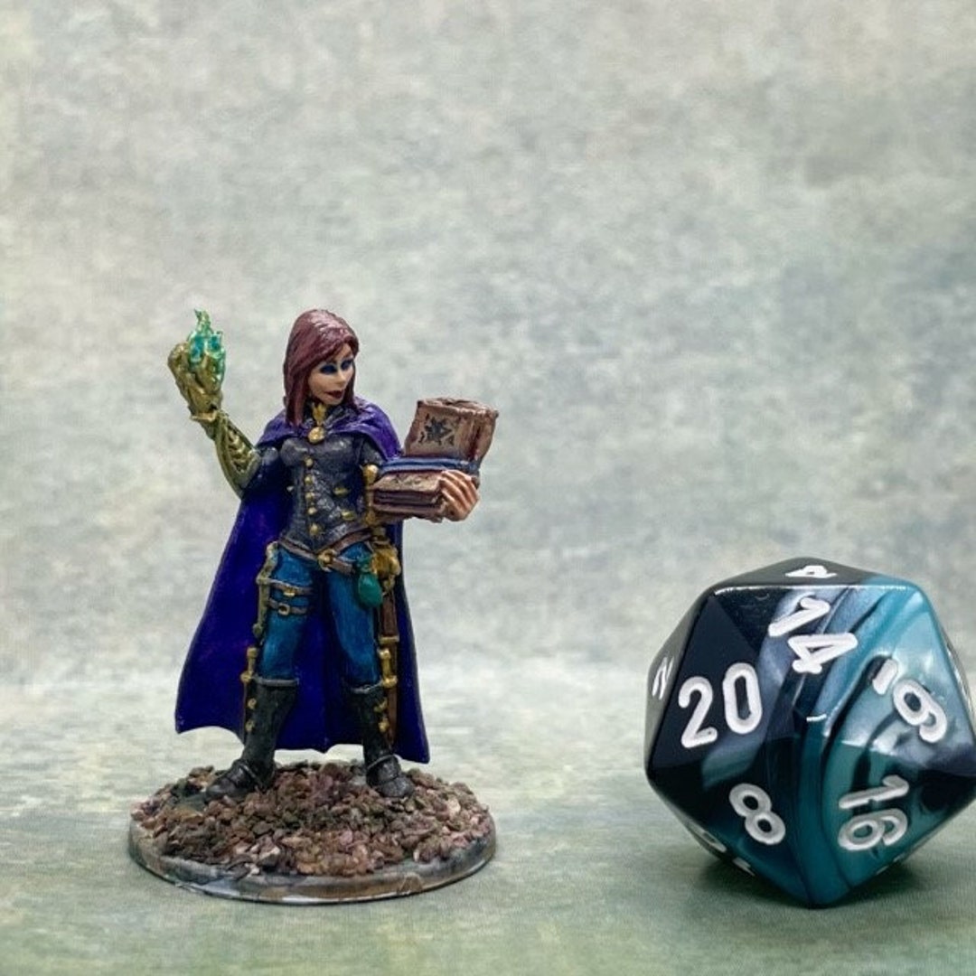 RPG D&D Pathfinder Female Elf Wizard/spellcaster - Etsy