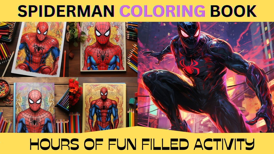 Spiderman Activity Coloring Sheet | 9 Printable Coloring Pages ...