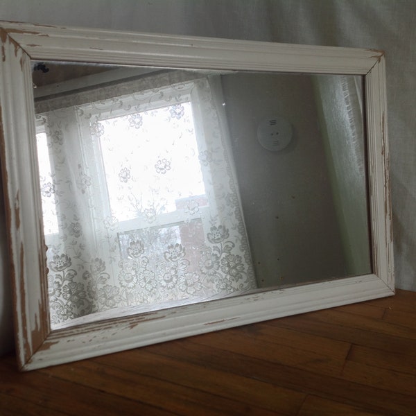 Distressed Mirror - Etsy