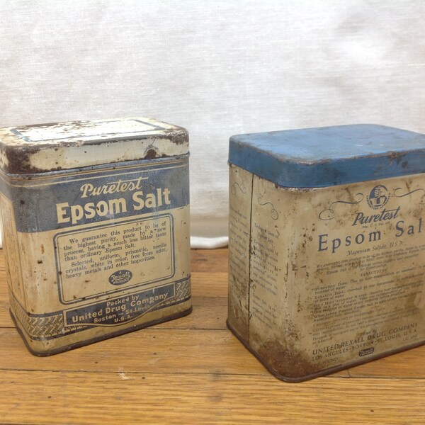 Epsom Salt Tin - Etsy