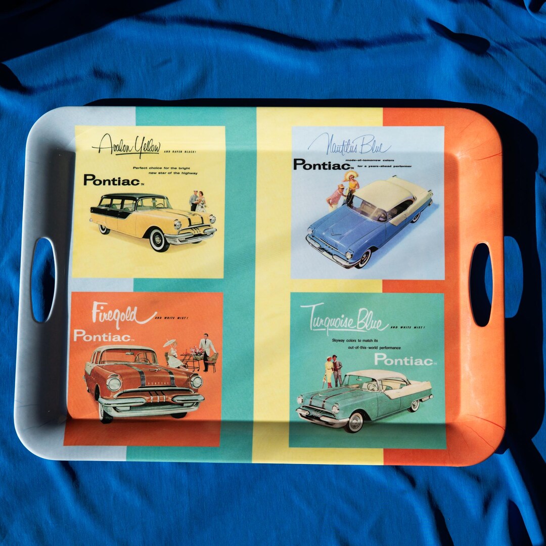 Vintage Pontiac Serving Tray by General Motors - Etsy