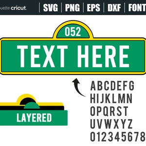 Sesame Street Sign - Etsy