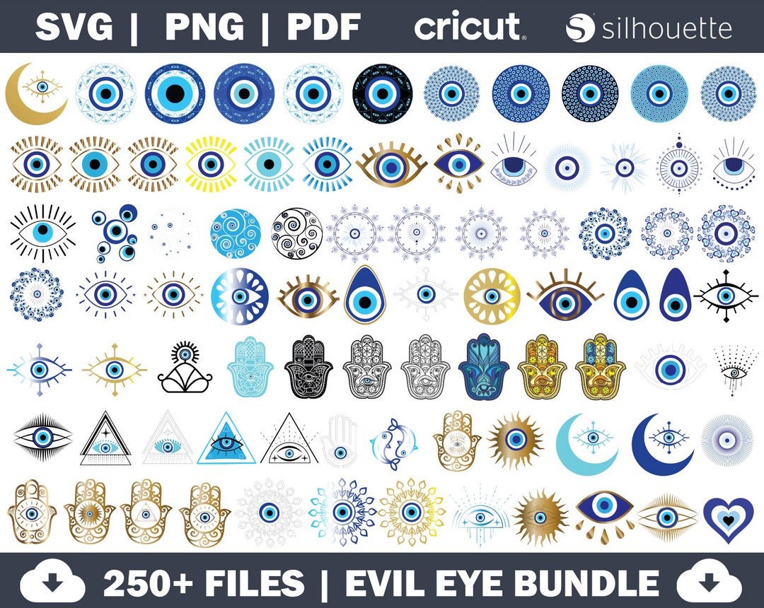 Evil Eye SVG, Turkish Eye svg, Humsa Svg Cut Files, Evil Eye Protection ...