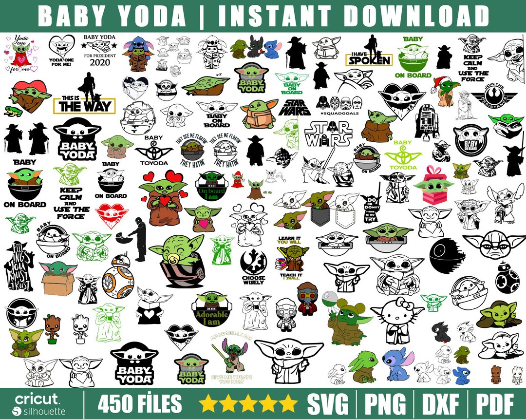 Buy Baby Yoda Svg, Grogu Svg for Cricut, Baby Yoda Clipart, Baby Yoda ...
