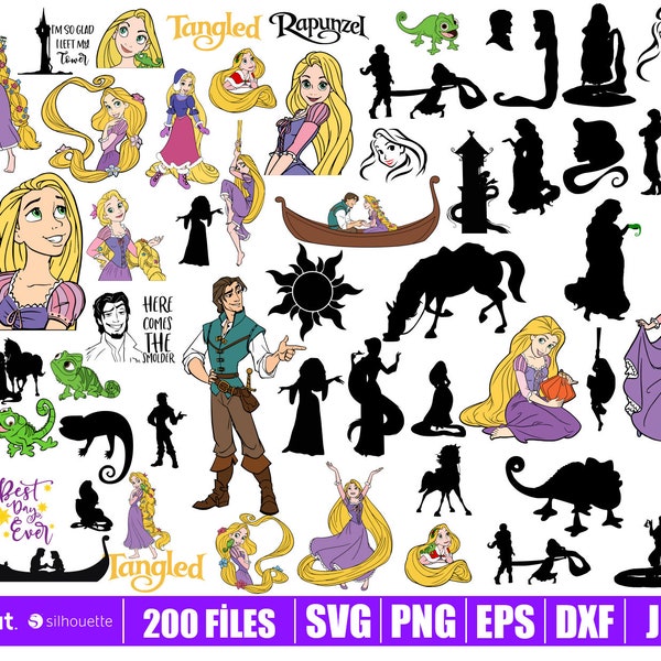 Rapunzel Svg - Etsy