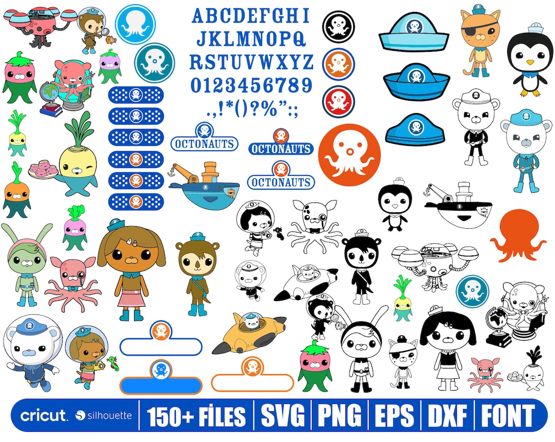 Octonauts Svg for Cricut, Octonauts Png, Octonauts Clipart, High ...