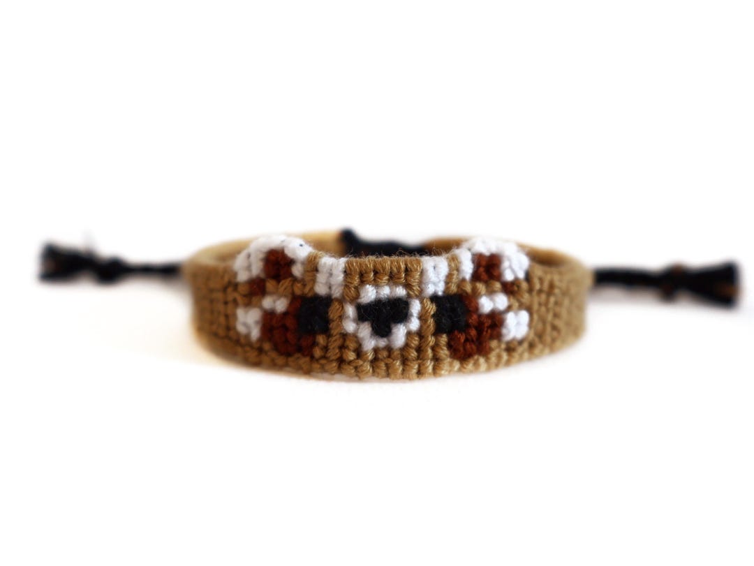Red Panda Friendship Bracelet: Handmade Adjustable Animal Jewelry - Etsy