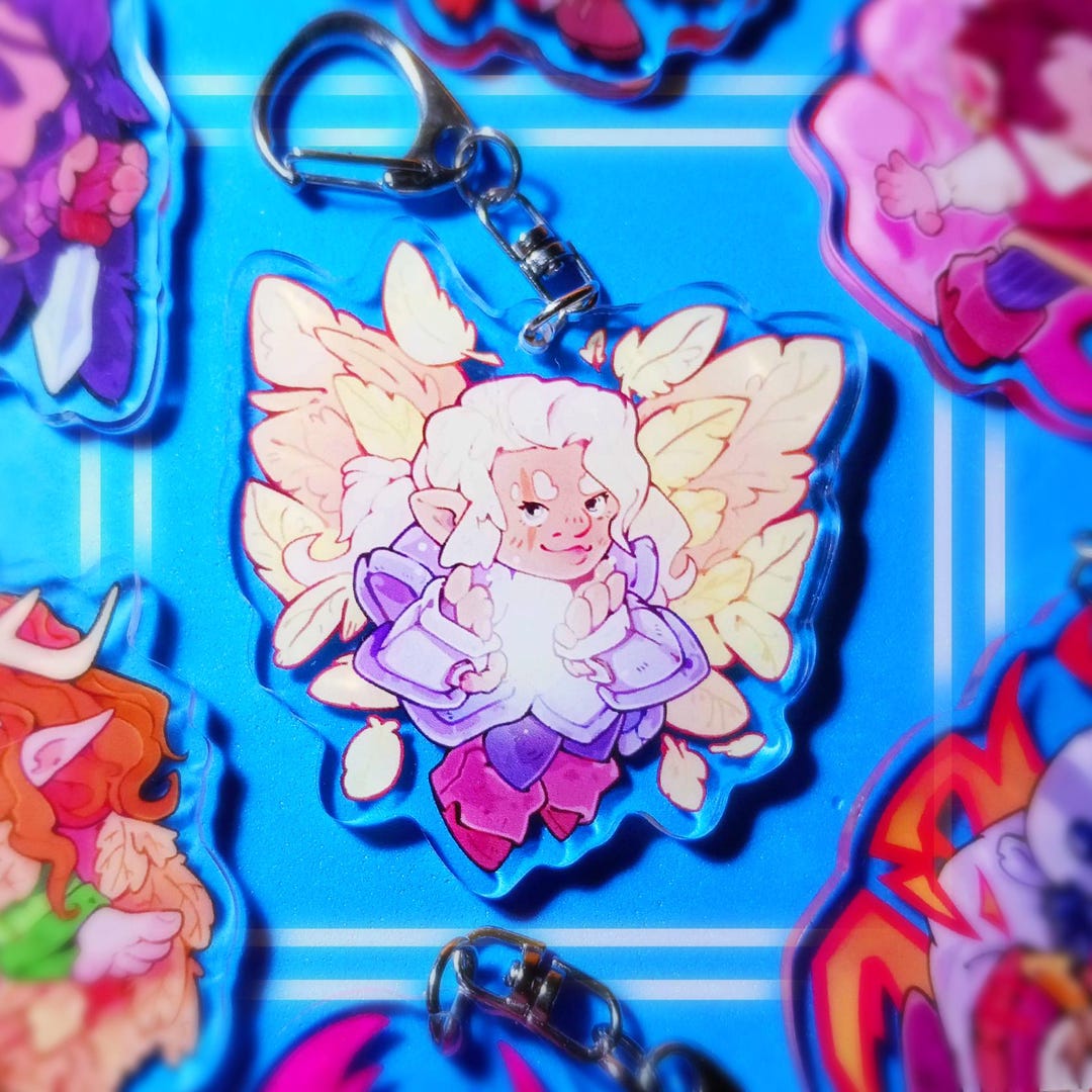 Charm Vox Machina Pike Dnd Dungeons and Dragons Acrylic Charms Double ...