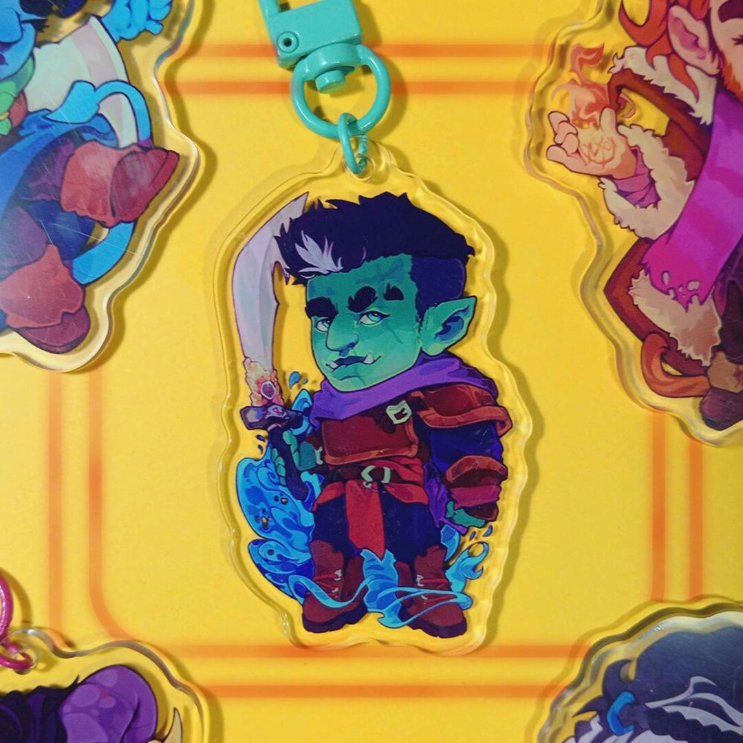 Charm | Fjord | Mighty Nein | Dnd | TTRPG | Acrylic Charm - Etsy