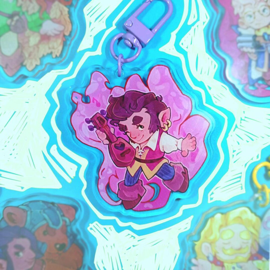 Charm | Vox Machina Scanlan | Dnd | Dungeons and Dragons | Acrylic ...