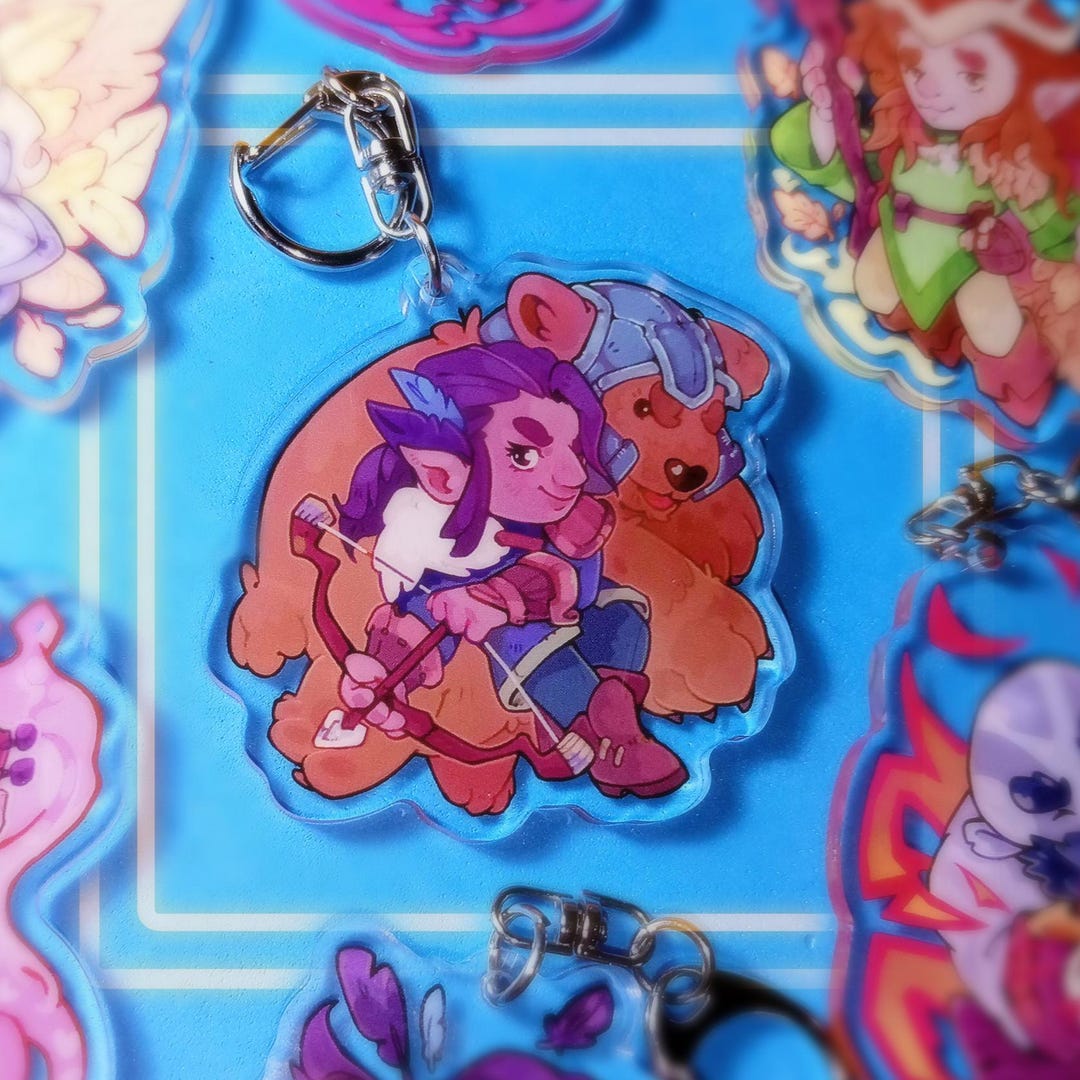 Charm | Vox Machina Vex'halia | Dnd | Dungeons and Dragons | Acrylic ...