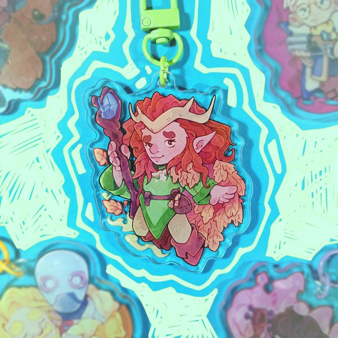 Charm | Vox Machina Keyleth | Dnd | Dungeons and Dragons | Acrylic ...