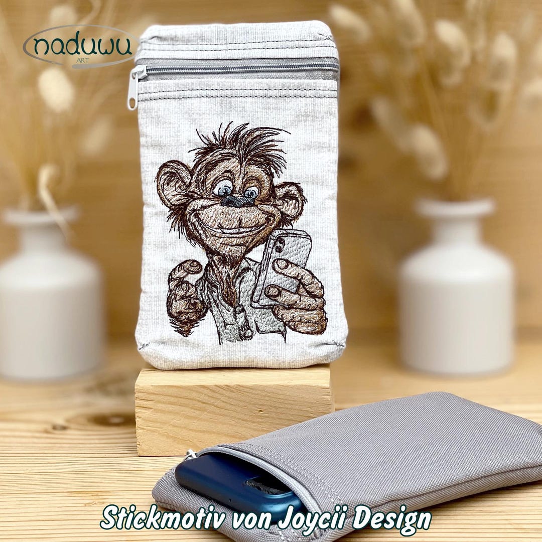 Stickdatei Tasche 13x18 Handy Case, ITH Stickdatei Tasche mit ...