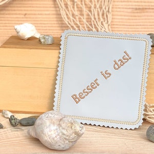 Compass Mug Rug Embroidery File Maritime Coaster Set in the Hoop 5 ...