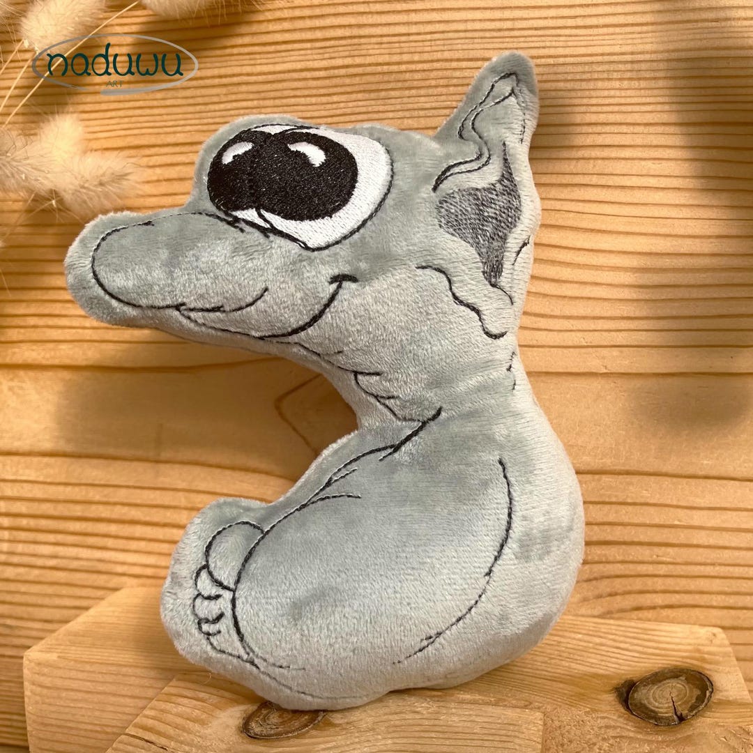 ITH Stuffie Skjou in 5,9x8, Embroidery File Knuffelchen, in the Hoop ...