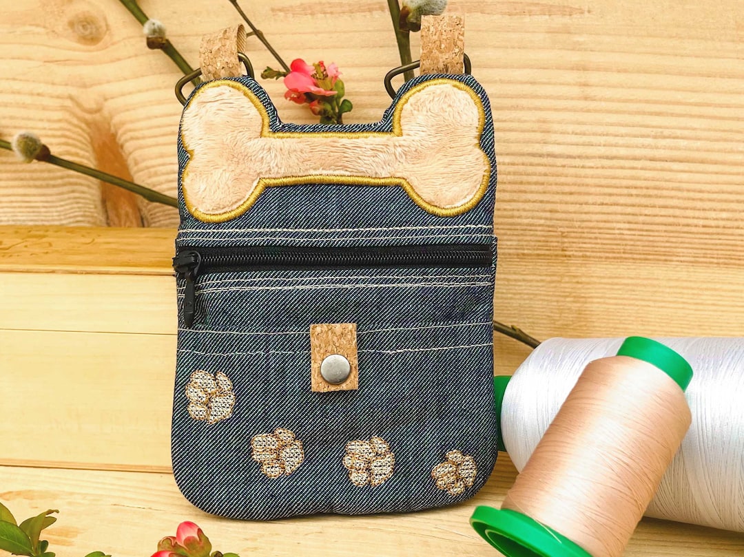 In the Hoop Zipper Bag 5x7'' With Slip Pocket & Patch Pocket, ITH ...