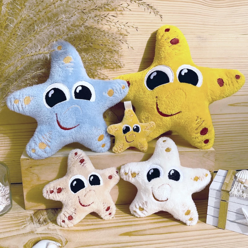 Embroidered File Starfish - Etsy